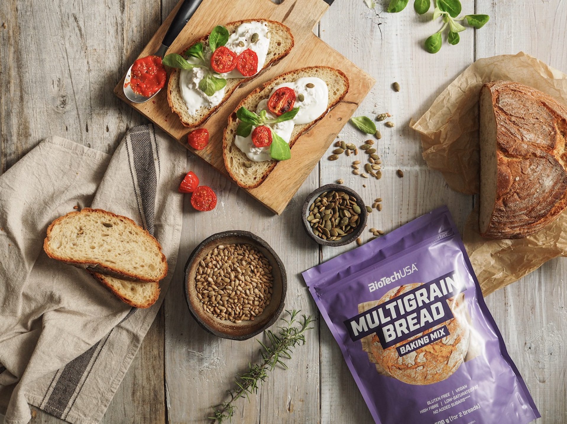 Pan Proteico Casero: Recetas Saladas Y Dulces | BioTechUSA